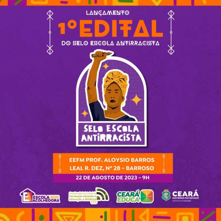 Oito escolas da CREDE 1 são certificadas com o Selo Escola Antirracista ...